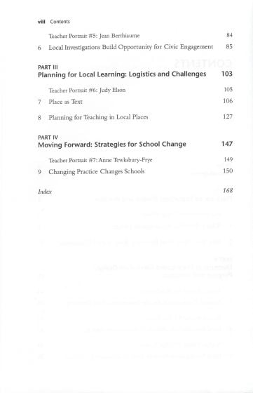 Place-Based Curriculum Design: Exceeding Standards through Local ...