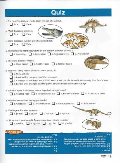 Dinosaurs Nature Activity Book