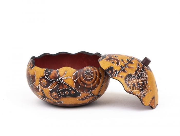 Butterflies Gourd Box