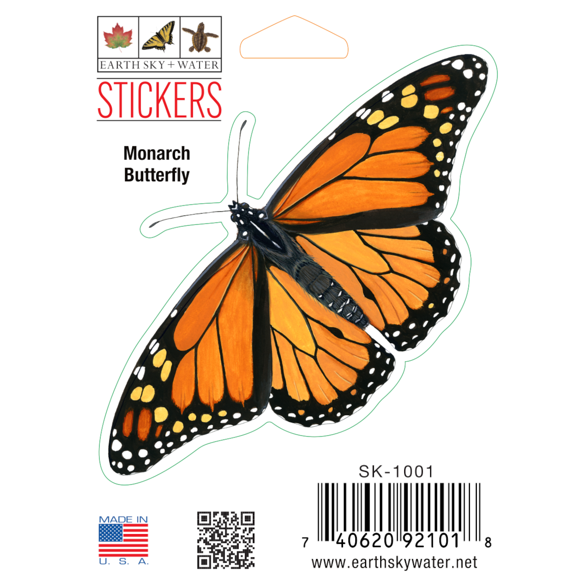 Monarch Butterfly Sticker Pack (10 Stickers)